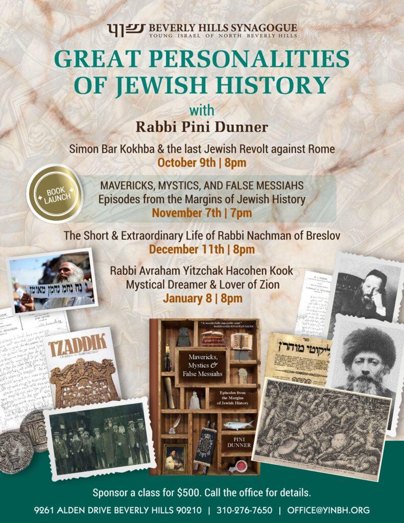 Calendar - Rabbi Pini Dunner