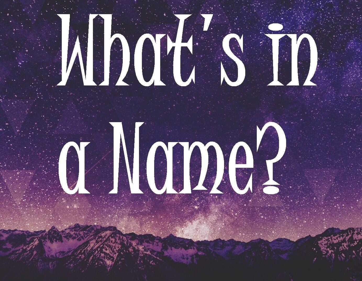 WHAT'S IN A NAME? (VIDEO) - Rabbi Pini Dunner